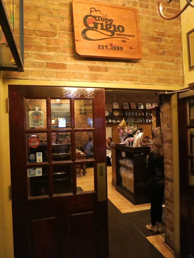 Topo Gigio Ristorante Menu – Authentic Italian Cuisine & Outdoor Patio ...